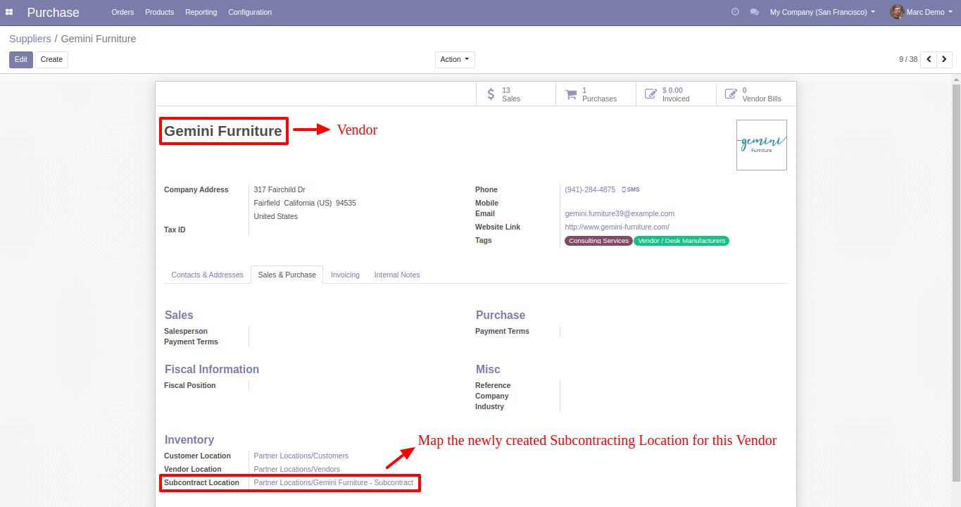 Mrp Subcontract Foss Infotech Open Source Implementation Company Odoo Erp Crm Alfresco