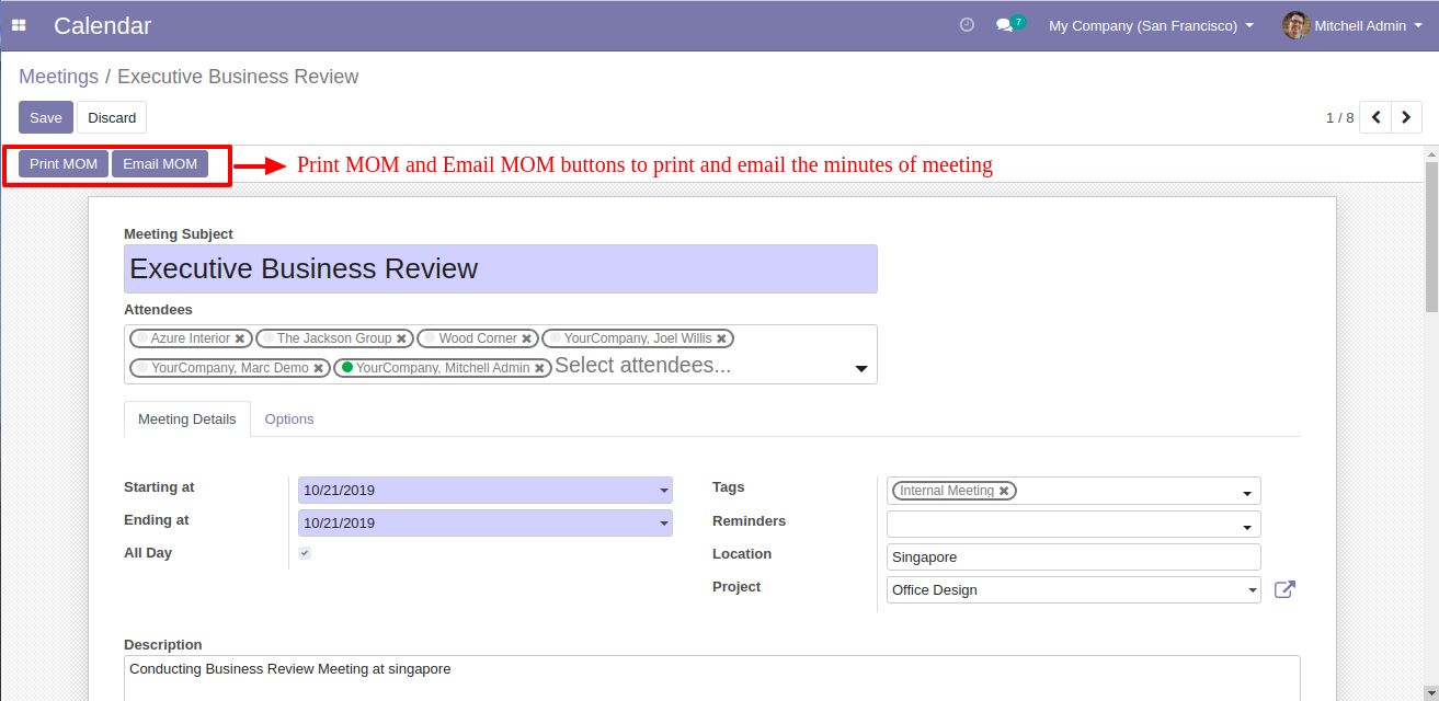 Minutes Of Meeting Foss Infotech Open Source Implementation Company Odoo Erp Crm Alfresco