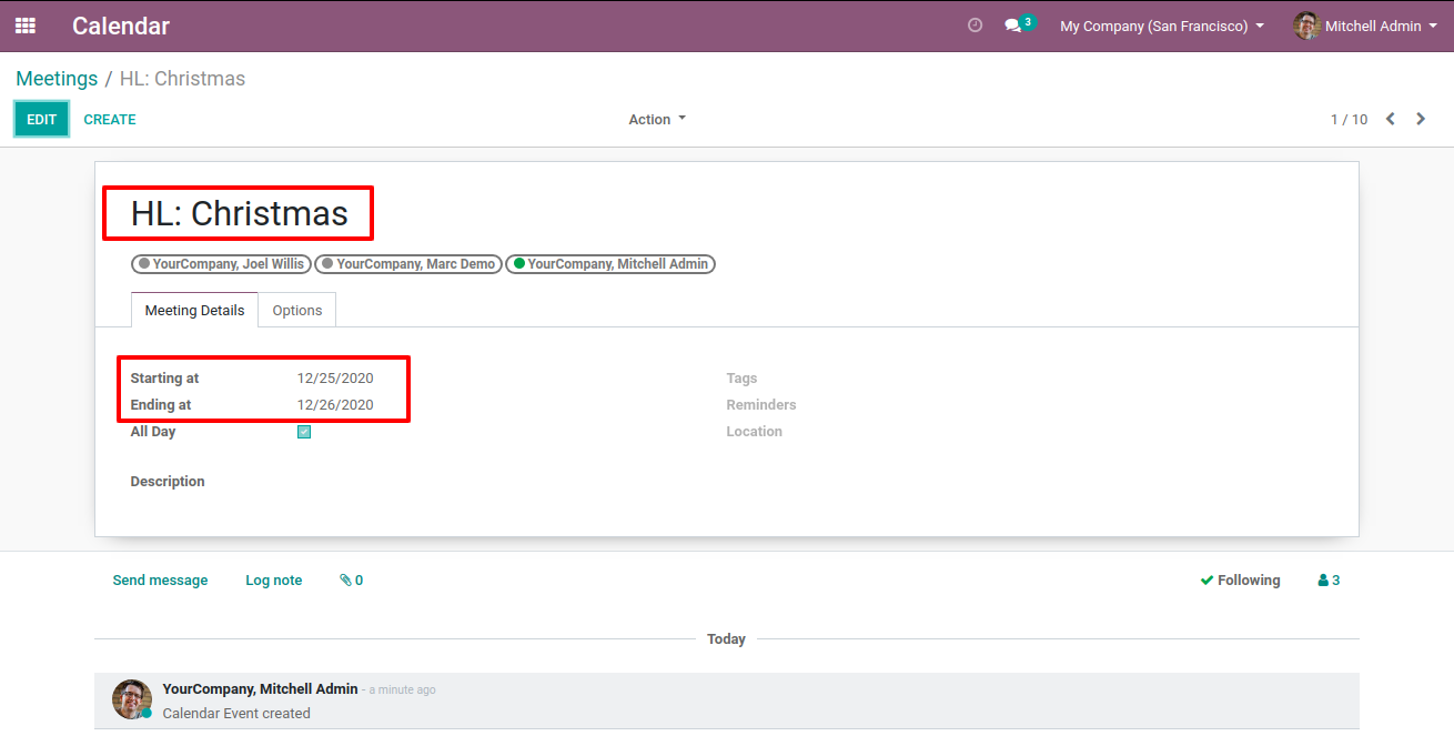 Company Holiday Management Foss Infotech Open Source Implementation Company Odoo Erp Crm