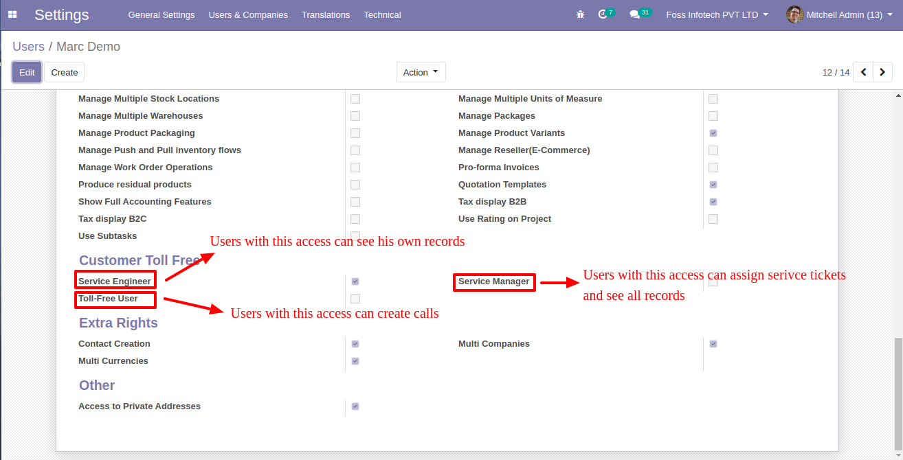 Customer Toll Free Foss Infotech Open Source Implementation Company Odoo Erp Crm Alfresco