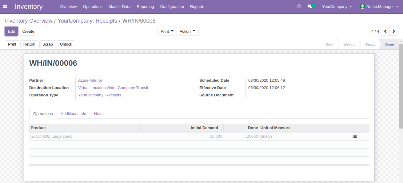 Goods In Transit Report Foss Infotech Open Source Implementation Company Odoo Erp Crm