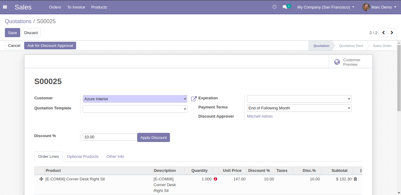 SALES DISCOUNT APPROVAL – FOSS INFOTECH – Open Source Implementation ...